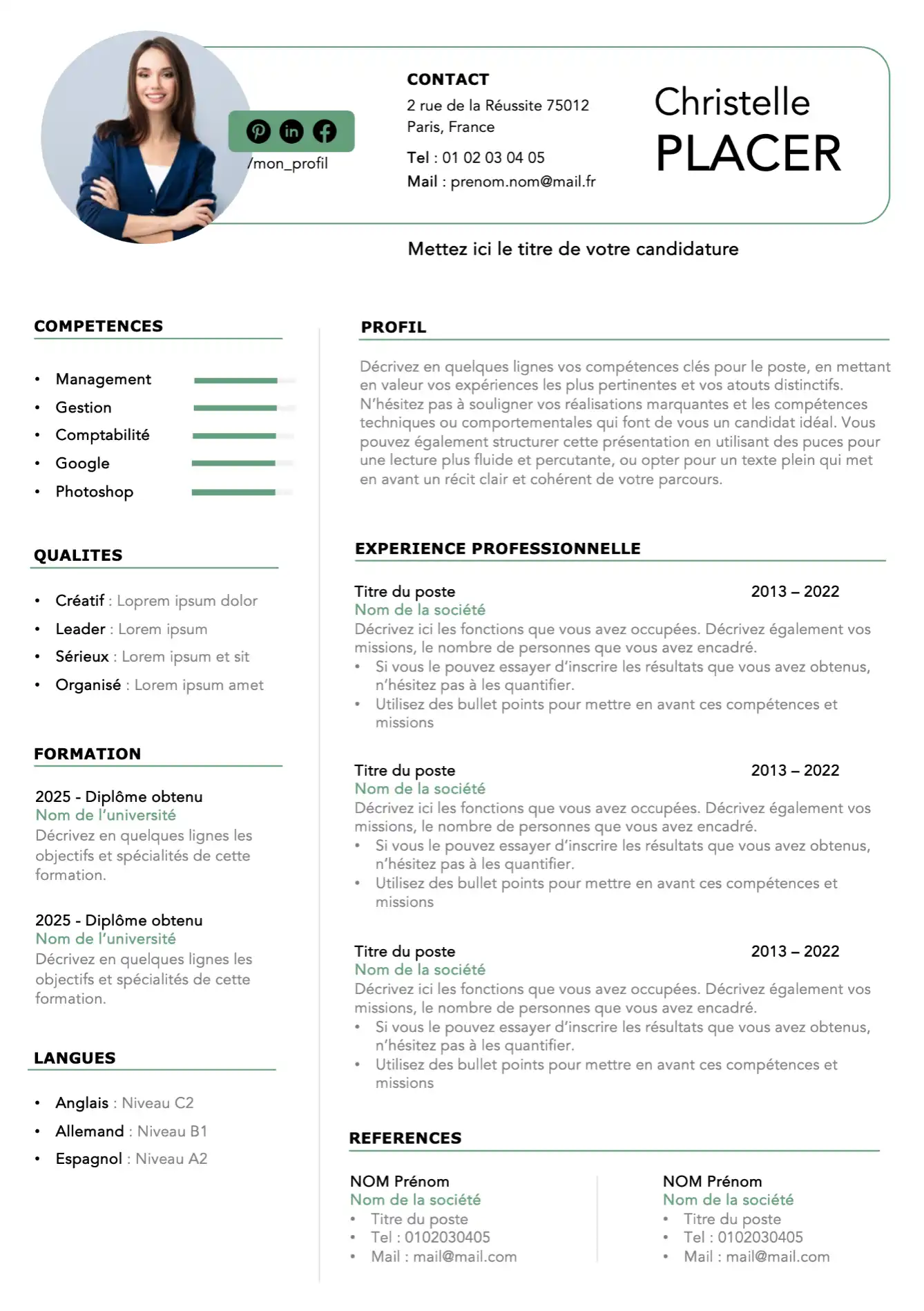 Comment Bien Faire Un Cv Créer Un CV En Ligne Gratuitement : Simple