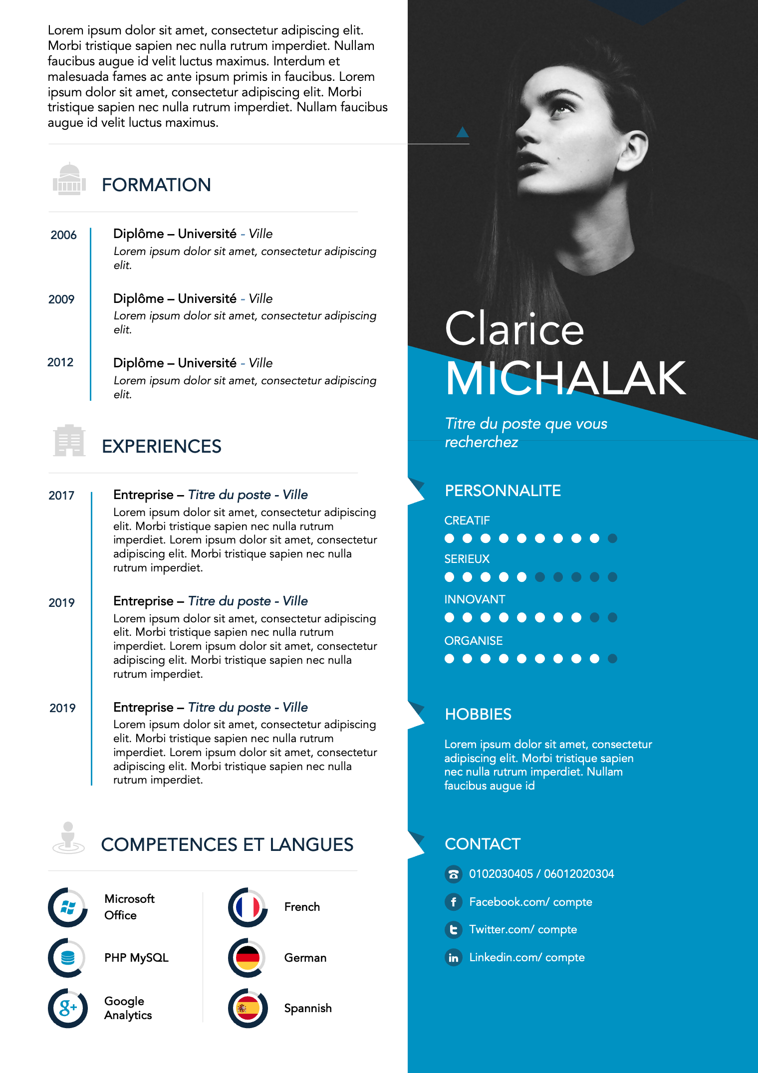 Modèle de CV Logiciel | Gratuit à Télécharger